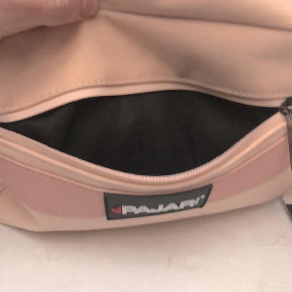 Pajar | Bags | Pajar Nwt Cross Body Bag Pink And Black Strap | Poshmark